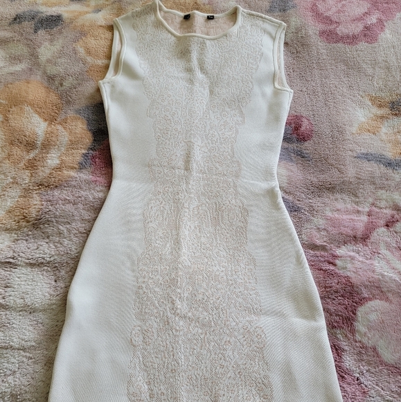 Dresses | Skin Tight Beige Dress | Poshmark